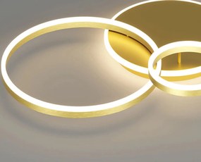 Toolight, LED stropní svítidlo APP1057-C, zlatá, OSW-08884