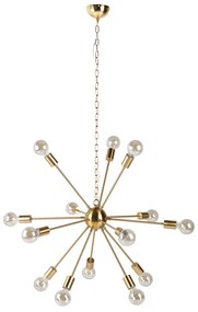 Designové závěsné svítidlo Daube 85 cm zlaté