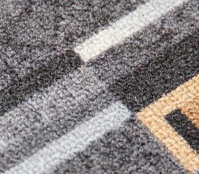 Associated Weavers, Protiskluzový běhoun na míru Bombay 97, šíře 100 cm, šedá, chodba / předsíň