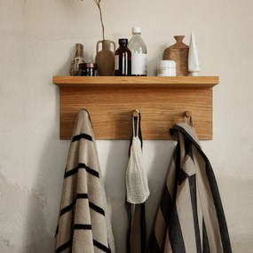 FERM LIVING Věšák s poličkou Place Rack Small, Oak