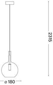 Ideal Lux - LED Lustr na lanku EMPIRE 1xG9/3W/230V