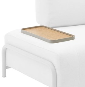 OnaDnes -20% Malý dubový odkládací stolek Kave Home Compo 54 x 21 cm