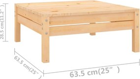 12dílná zahradní sedací souprava masivní borovice 3083449
