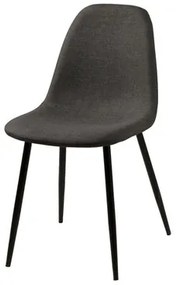 Čalouněná židle tmavě šedá NINA