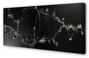 Obrazy na plátně Tryskání vodní kapky 100x50 cm