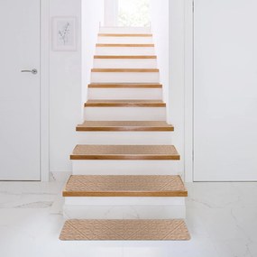 Costway 15 Koberce na schody Protiskluzové koberce na schody 76 cm x 20 cm