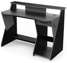 Idea IDEA PC stůl SKIN šedý/černý