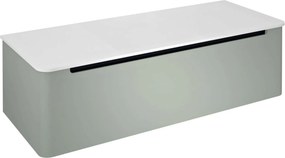 Sapho Kerala - Umyvadlová skříňka 120x48x35 cm, 1 zásuvka, verde KR120-4444