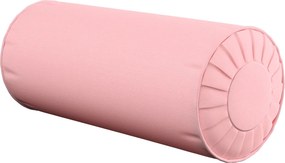 Válečkový polštář se sklady barva růžová