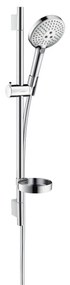 Hansgrohe Raindance Select S, sprchová souprava 120 3jet EcoSmart 9 l/min. se sprchovou tyčí 90 cm a miskou, chromová, HAN-26633000