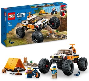 Lego stavebnice lego city 60387 dobrodružství s teréňákem 4x4