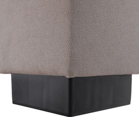 Boxspringová pocketová postel, 200x200, šedohnědá Taupe, APRIL