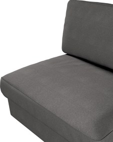 Potah na neskládací křeslo IKEA Kivik barva šedá látka pletený vzor