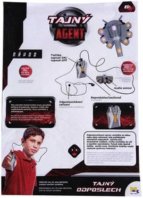 MAC TOYS Tajný agent odposlech na baterie štěnice na kartě plast m5200014