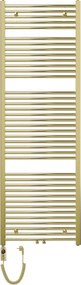 Mexen Ares, elektrické topné těleso 1800 x 600 mm, 600 W, zlatá lesklá, W102-1800-600-2900-50