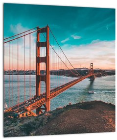 Obraz- Golden Gate, San Francisco (30x30 cm)