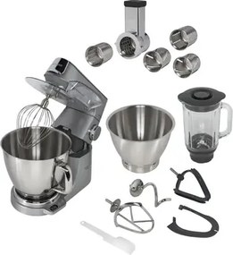 Kenwood KVL 85.314SI Titanium Chef Baker stříbrná / kuchyňský robot /