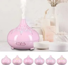 SIXTOL Palm růžový lesk / Aroma difuzer / 500ml / 12 W / Automatické v