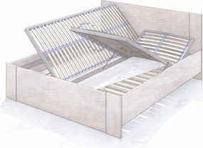 Mrava Úložný priestor INTEGRA k posteli FORTUNA a CALVINA | Rozmer - postelí, roštov, nábytku: 100 x 200 cm,Farebné prevedenie: bardolino