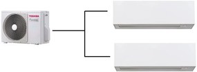 Klimatizace Toshiba Daiseikai 10 White 1+2 ( 2,5kW + 3,5kW ) Multi-split R32