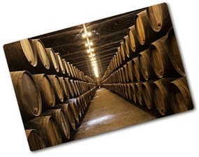 Wallmuralia Kuchyňská deska skleněná Vinárna Porto 80x52 cm