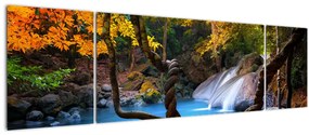 Obraz - Vodopády v Asii (170x50 cm)