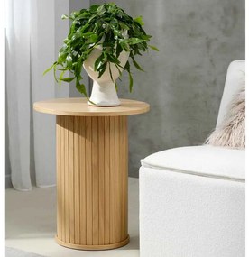 Designový odkládací stolek Vasiliy 50 cm přírodní dub