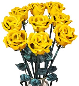 Bouquet of large Radotín Roses - yellow - 9