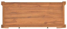 Psací stůl se 2 zásuvkami 100 x 40 x 75 cm teakové dřevo