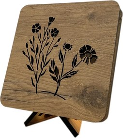 Li-Go "Hvozdík" lampa 19x19cm provedení povrchu: dub