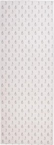 Béžový běhoun na stůl s králíčkem Bunny Buddies - 50*140 cm