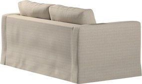 Potah na pohovku IKEA  Karlstad 2-místná , nerozkládací, dlouhý barva béžová látka pletený vzor