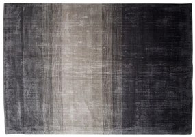 Koberec černo-šedý 160 x 230 cm krátkovlasý ERCIS Beliani