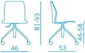 KASTEL - Židle KALEA výškově stavitelná