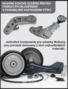 Weibang WB 456 SC 6in1 - rotační benzínová sekačka
