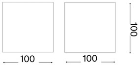 Ideal Lux - LED Venkovní nástěnné svítidlo ATOM LED/12W/230V IP54 bílá