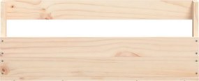 vidaXL Nástěnné botníky 2 ks 59x9x23 cm masivní akáciové dřevo [833274] Barva: Bílá