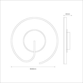 Stropní LED svítidlo Lorenzo, 1x LED 22w, 4000k, g