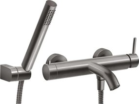 Novaservis - Vanová baterie s příslušenstvím, gun metal BCK11GMROZ2