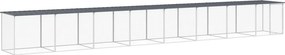 Klec pro kuřata se střechou antracitová 803 x 98 x 90 cm ocel 3189052