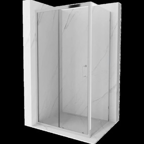 Mexen Apia rozsouvací sprchový kout 140 x 100 cm, Průhledné, Chromovaná - 840-140-100-01-00
