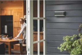 Venkovní nástěnné LED svítidlo Philips Stratosphere 16487/93/P0 9W 2700K teplá bílá IP44