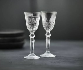 Křišťálové skleničky v sadě 4 ks na likér 50 ml Melodia – Lyngby Glas