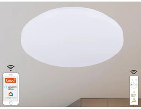 LED Stmívatelné stropní svítidlo OPAL LED/48W/230V Wi-Fi Tuya + DO