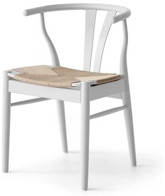 Bílá jídelní židle z bukového dřeva Findahl by Hammel Freja