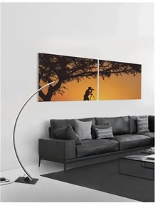 LED stojací lampa Premium 20 černé