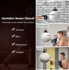 Costway Ø 45 cm vodní boxovací pytel 50 kg boxovací pytel