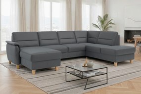 XXXLutz SEDACÍ SOUPRAVA, kůže, černá Sit & More - Sedací soupravy - 00014403329L