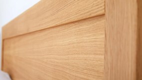 Postel Postelia ESTER Dub 180x200 - Dřevěná postel z masivu, dubové dvoulůžko o šíři masivu 3,7 cm