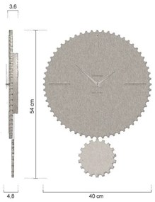 Designové kyvadlové hodiny 11-013-5 CalleaDesign Riz 54cm